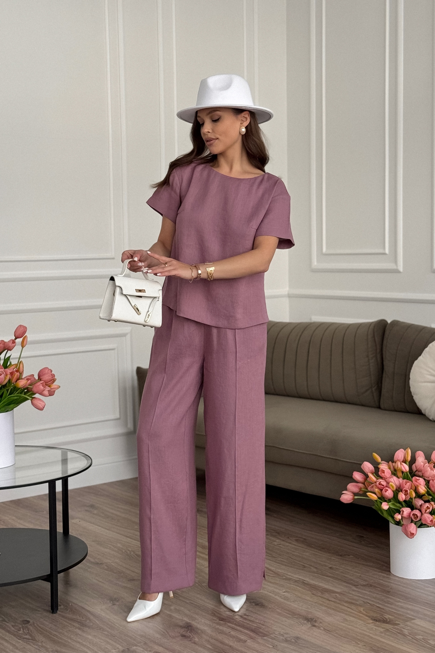 *Костюм брючный 2090 клевер DilanaVIP купить в интернет магазине Велесмода